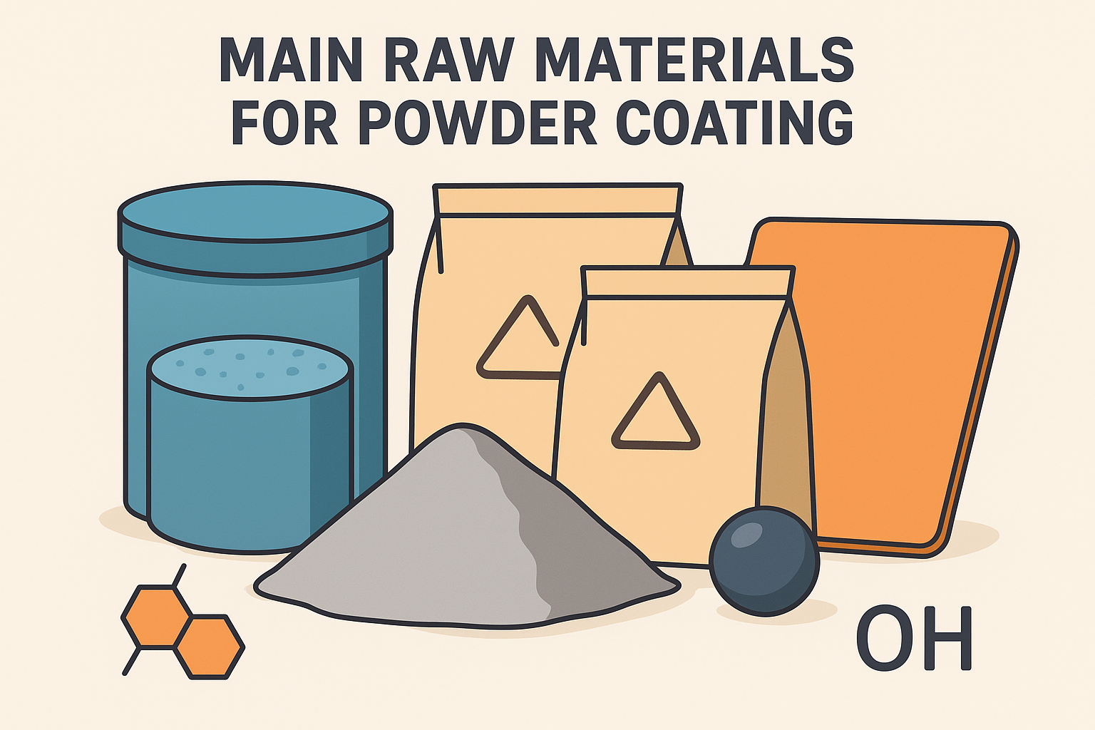 The main raw materials of powder coatings - Leka (Luoyang) Technology ...