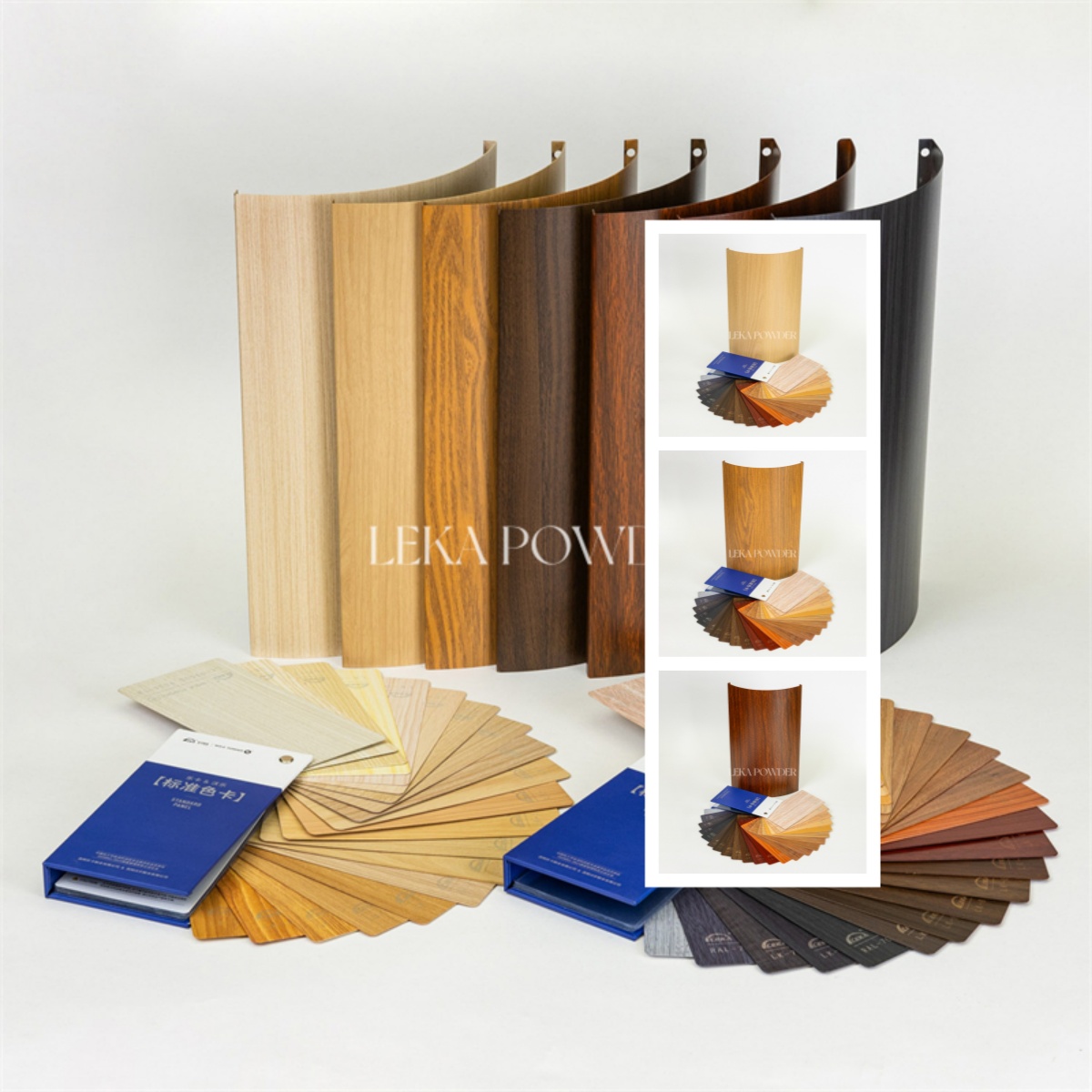 Two common process routes for wood grain heat transfer powder coatings ...